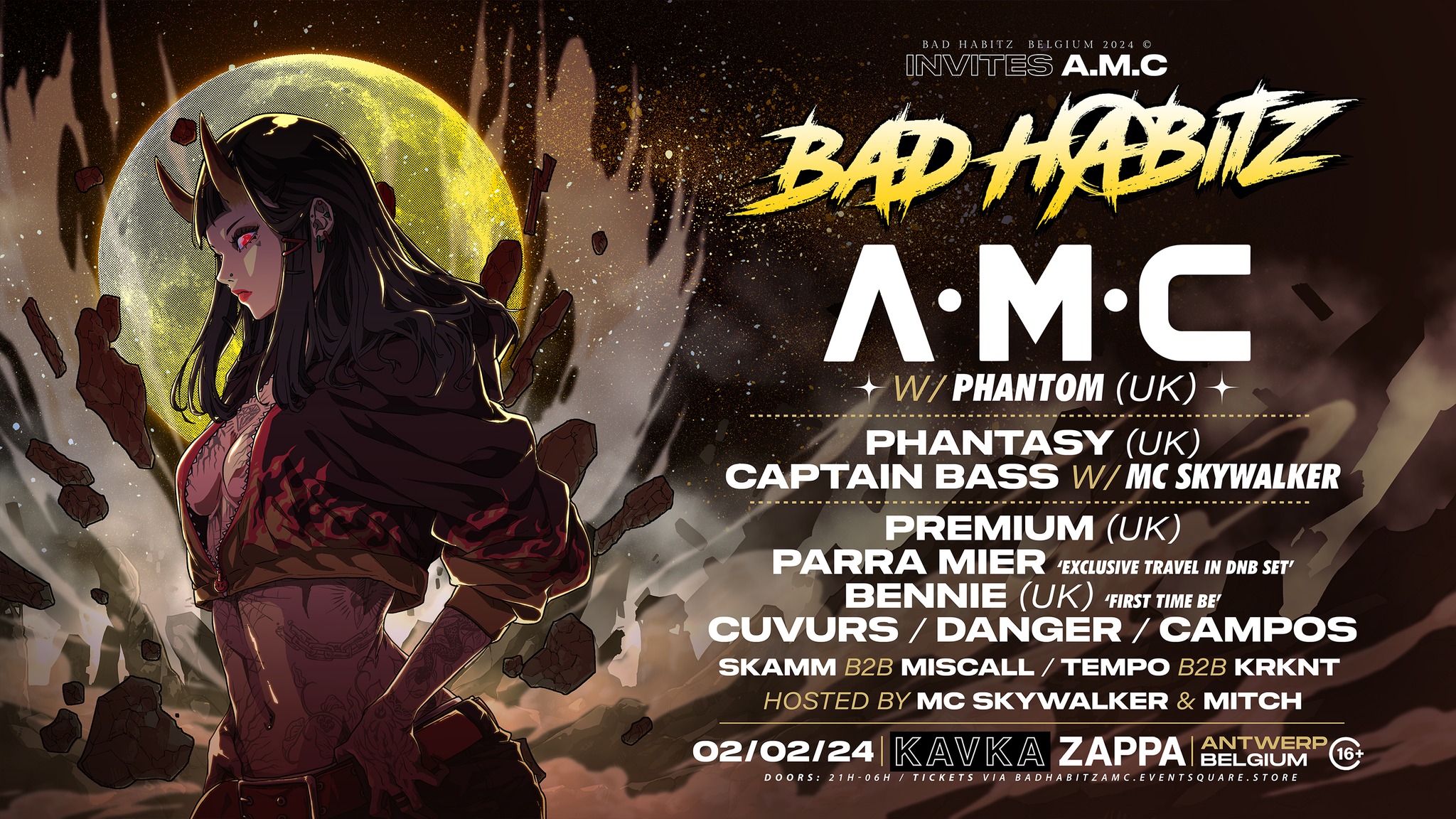 Bad Habitz invites: A.M.C. - Kavka