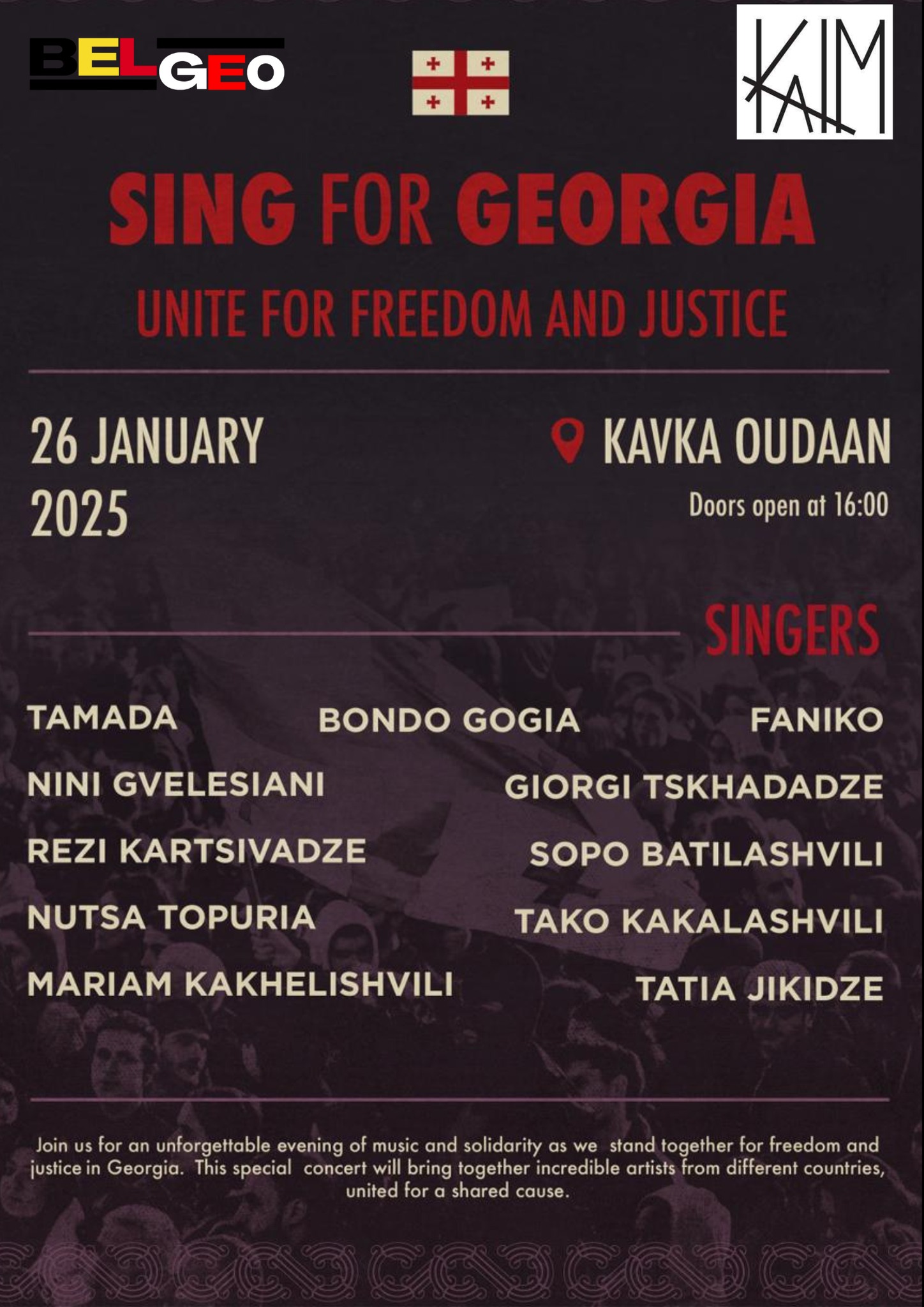Sing for Georgia: Unite for Freedom and Justice - Kavka