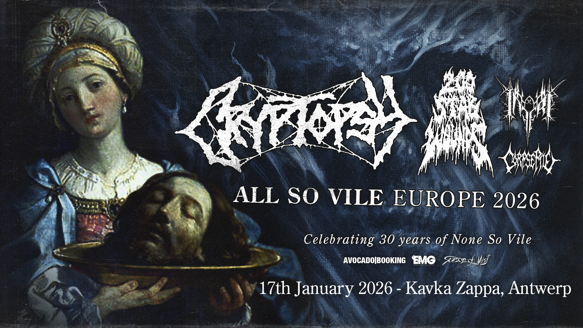 Cryptopsy + 200 Stab Wounds + MORE - Kavka